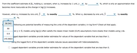 3 Logarithmic Functional Form And Its Benefits