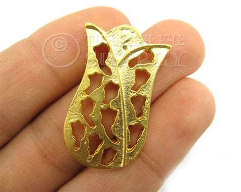 Tulip Connector 22k Gold Plated Tulip Flower Connector