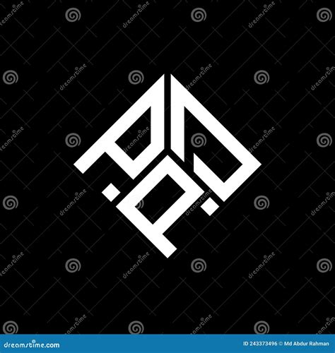 Pdp Letter Logo Design On Black Background Pdp Creative Initials
