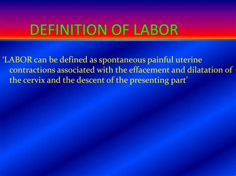 Ppt Definition Of Labor Powerpoint Presentation Free Download Id