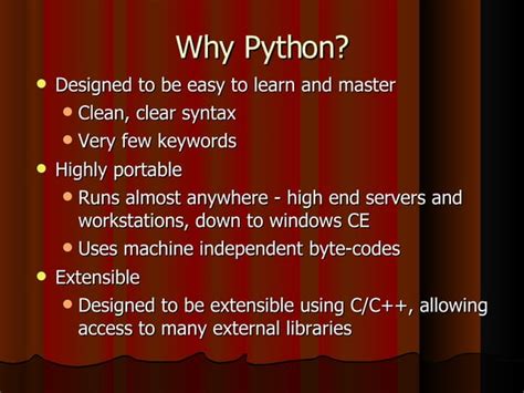 python presentation odp programming languages computing