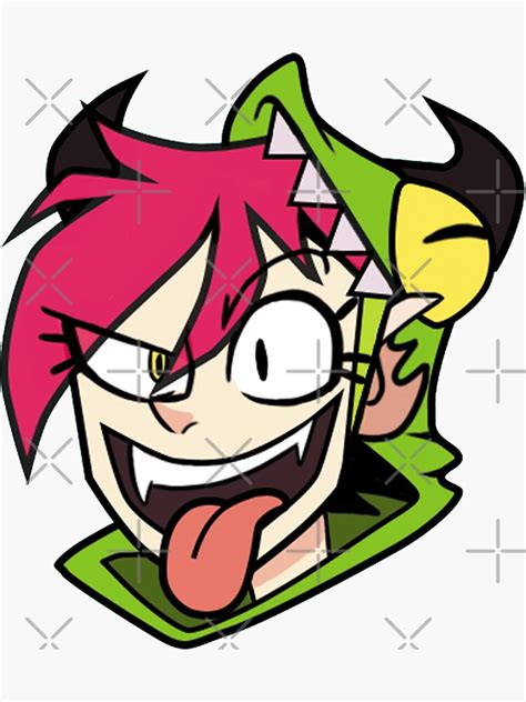 Pegatina Demencia Villainous Cartoon Network De Mily17 Redbubble