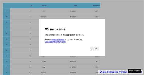 Wijmo Angular Forked Codesandbox