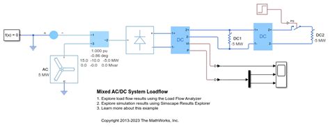 Mixed Acdc System Loadflow Matlab And Simulink