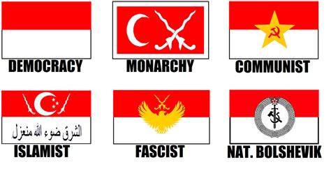 Alternate Flags Of Indonesia By Wolfmoon25 On Deviantart