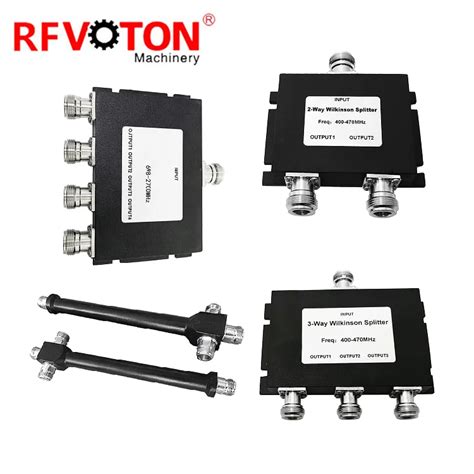 Factory Direct Rf Wide Band 2 Way 3 Way 4 Way Splitter N Type Female 50