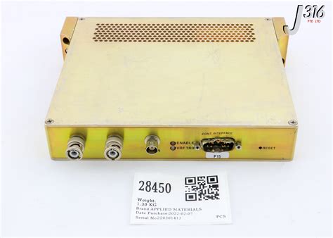 28450 Applied Materials Hv Module Assy 0100 01026 0021 16892 Parts