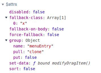 Force Fallback Prop Not Propagated To Sortablejs If Updated Issue SortableJS Vue