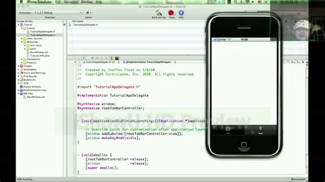Iphone Sdk Tutorial Part 2 Tabbarcontroller Showing Webview And Mapview Youtube