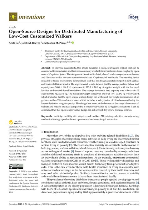 pdf open source designs for distributed manufacturing of low cost