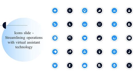Icons Slide Streamlining Operations With Virtual Assistant Technology