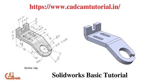 Solidworks Basic Tutorial For Beginners Training Exercise Solidworks Mechanical