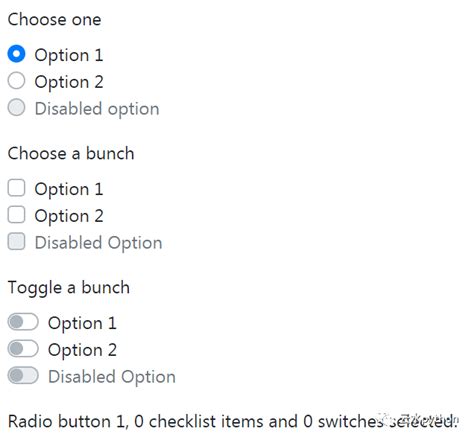 Bootstrap 按钮样式单选效果10 Checklist复选框和radioitems单选框控件使用教程（plotly Dash
