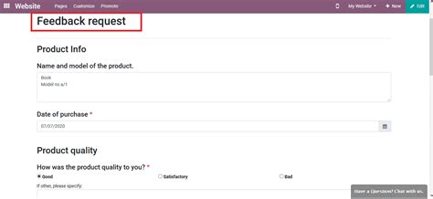How To Create And Customize Feedback Survey In Odoo
