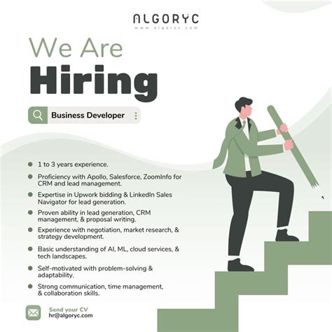 Algoryc On Linkedin Algoryc Hiring Hiringalerts Businessdeveloper
