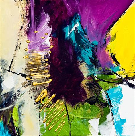 Michelle Thomas Artist Passion Fruit Abstract Expressionism