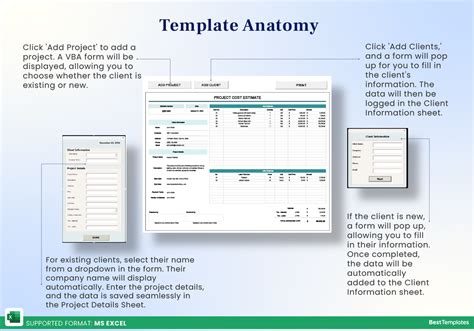 Project Cost Estimator Excel Template Best Templates