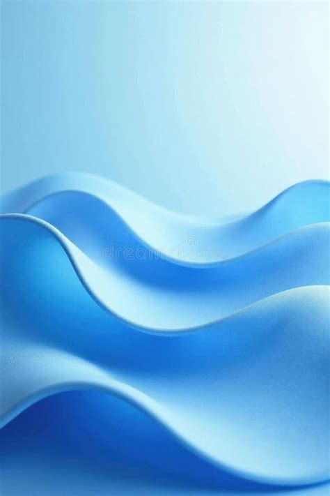Subtle Flowing Light Blue Wave Pattern Abstract Seamless Background Design Pastel Style