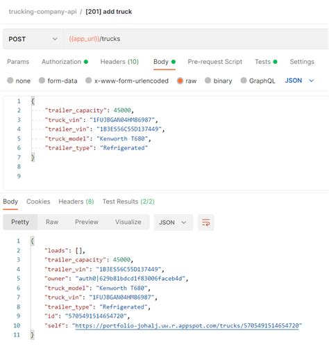 Github Jasminjohal Trucking Company Api Rest Api That Supports All Crud Operations For Trucks