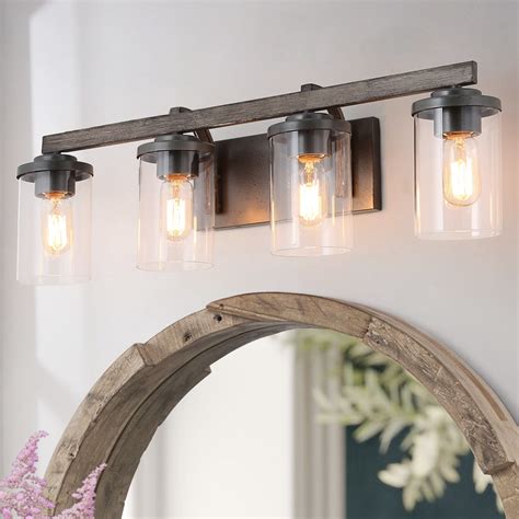 Rustic Farmhouse Bathroom Lighting Semis Online