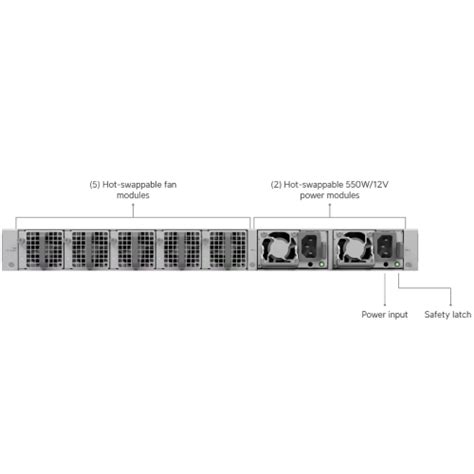Ubiquiti Ecs Aggregation Unifi Enterprise Campus 48 Port L3 Managed 25g Sfp28 Aggregation Switch