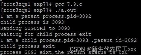 Linux实验linux环境编程 在linux环境下执行以下代码 若程序正常运行 子进程创建成功 屏幕上得到怎样的输出 CSDN博客