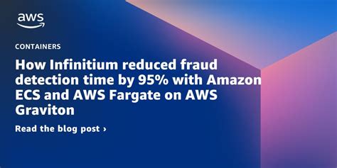 How Infinitium Reduced Fraud Detection Time By 95 With Amazon Ecs And