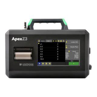 ApexZ Portable Cleanroom Particle Counter Lighthouse Worldwide Solutions