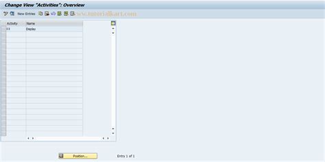 FOTI01 SAP Tcode RETI Activities