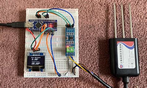 RS485 Soil Moisture Temperature Sensor With Arduino, 51% OFF