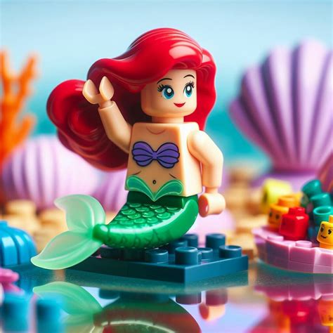 Lego The Little Mermaid In 2025 Lego Characters Disney Minifigures