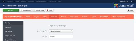 Branding Features Sparky Framework Docs Hot Themes