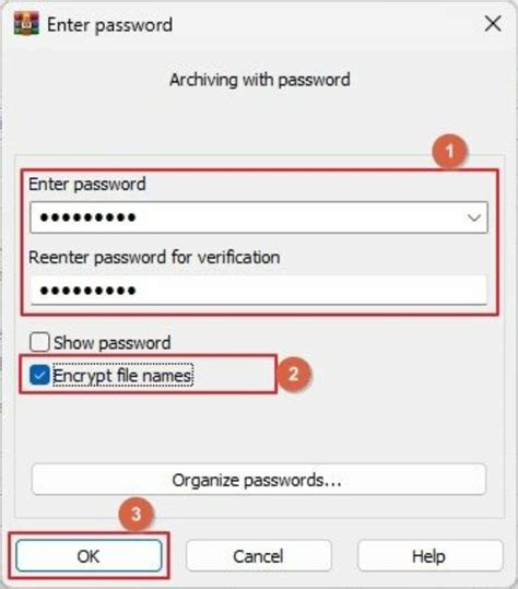 How To Password Protect A Rar File
