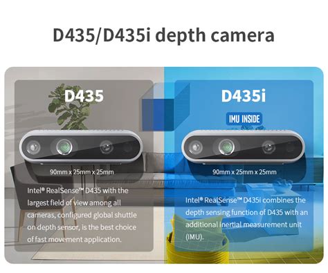 high resolution image sensor intel realsense depth camera d435i d455