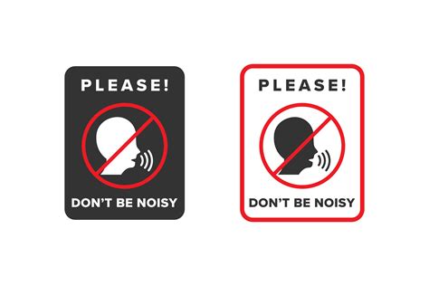 No Noise Icon Sign Vector Design Icon Boards Are Prohibited From Noisy 25514092 Vector Art At