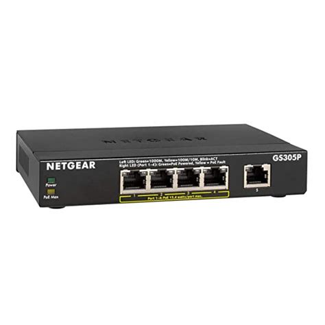 Netgear GS P Port Gigabit PoE Switch Latest Version At Piece Netgear Switch In