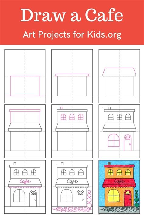 How To Draw A Cafe Pen Drawing Myhobbyclass Com Learn Drawing My Xxx Hot Girl