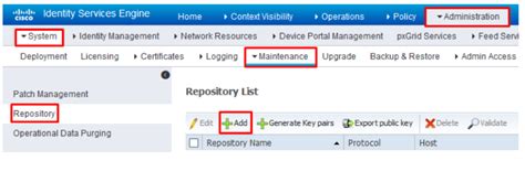how to take backup of cisco ise thought cli and cgui