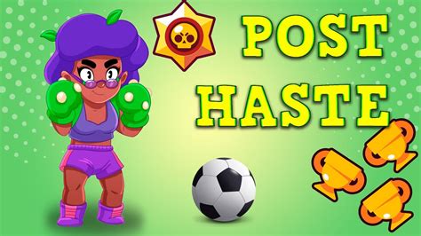 Roza Post Haste Brawlball Brawl Stars Youtube