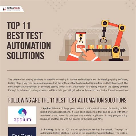 Top 11 Best Test Automation Solutions Pdf