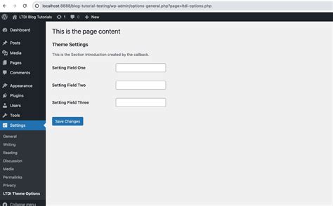 How To Add Wordpress Settings Without A Plugin Let Tim Design It