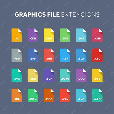 premium vector flat style icon set source code programming file type