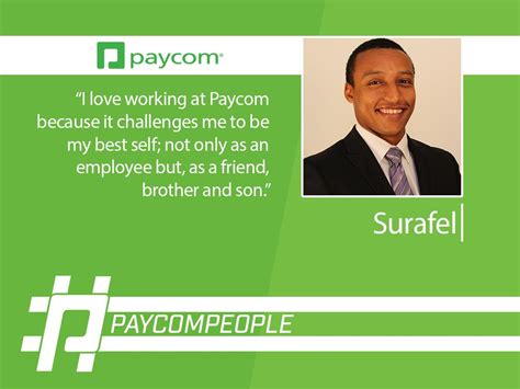 Paycom On Linkedin Sales Rep Surafel Is His Best Self Thanks To Working At Paycom…