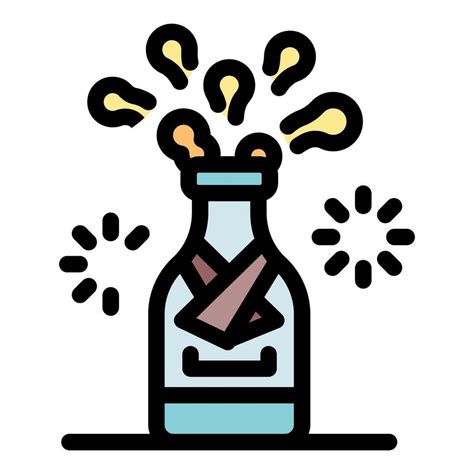 Exploding Ideas From A Creative Bottle Concept 55585911 Vector Art At Vecteezy