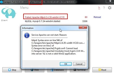 Upgrade Versi Php Di Laragon Dengan Webserver Nginx Ri32 Weblog