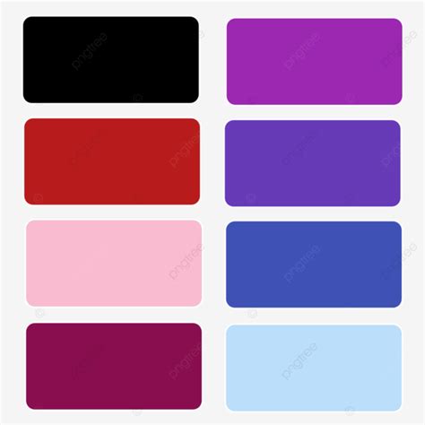 Rectangular Textbox Colorful Textbox Simple Textbox Set Of Memos Png