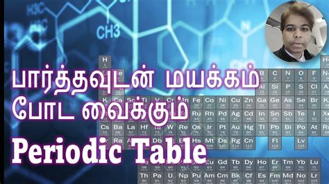 Periodic Table In Tamil தமிழில் Youtube