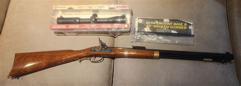 250 Cva Frontier Percussion Hawken And Nib Scope And Nib Cva Scope
