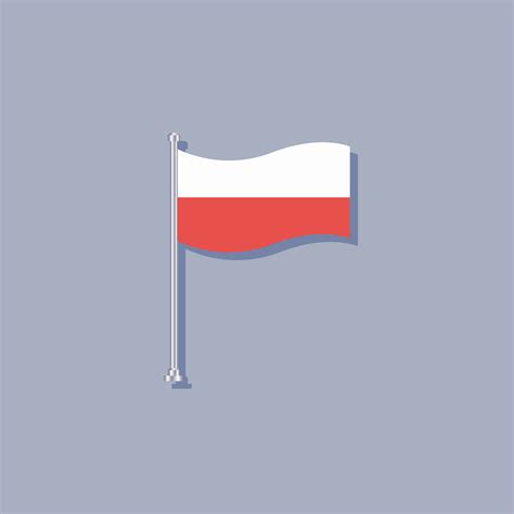 Illustration Of Poland Flag Template 11020353 Vector Art At Vecteezy