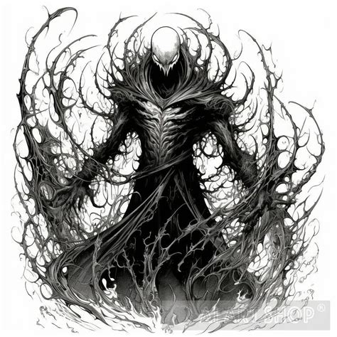 Spawn Venom Evil Entitiy Dark Black Alien Monster Specter